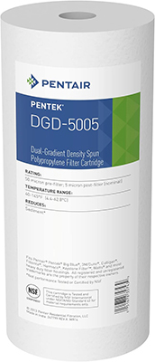 Pentek 10" Heavy Duty Water Filter | DGD-5005 | Pentair
