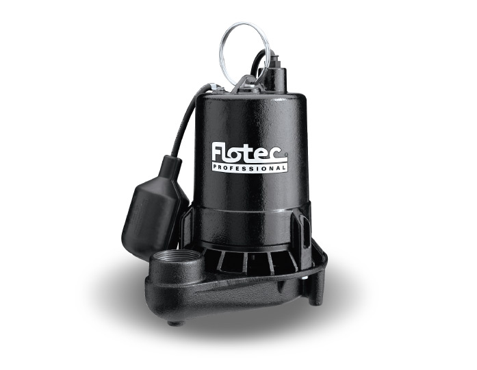 Pentair Flotec E50TLT Professional Series 1/2 HP Submersible Cast Iron ...