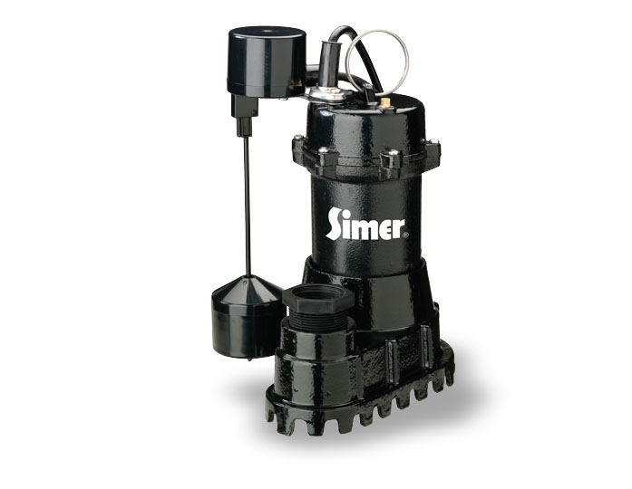 Pentair Simer 3884-01 1/2 HP Cast Iron Submersible Sump Pump | Simer ...