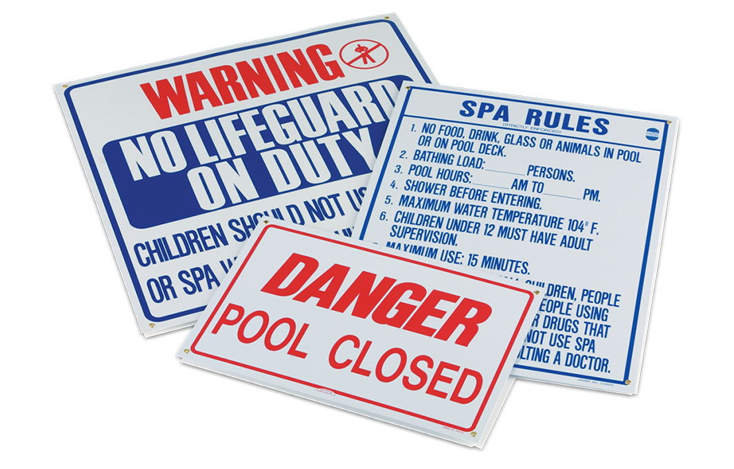 Pool and Spa Signs | Pool Maintenance | Pool and Spa | Pentair
